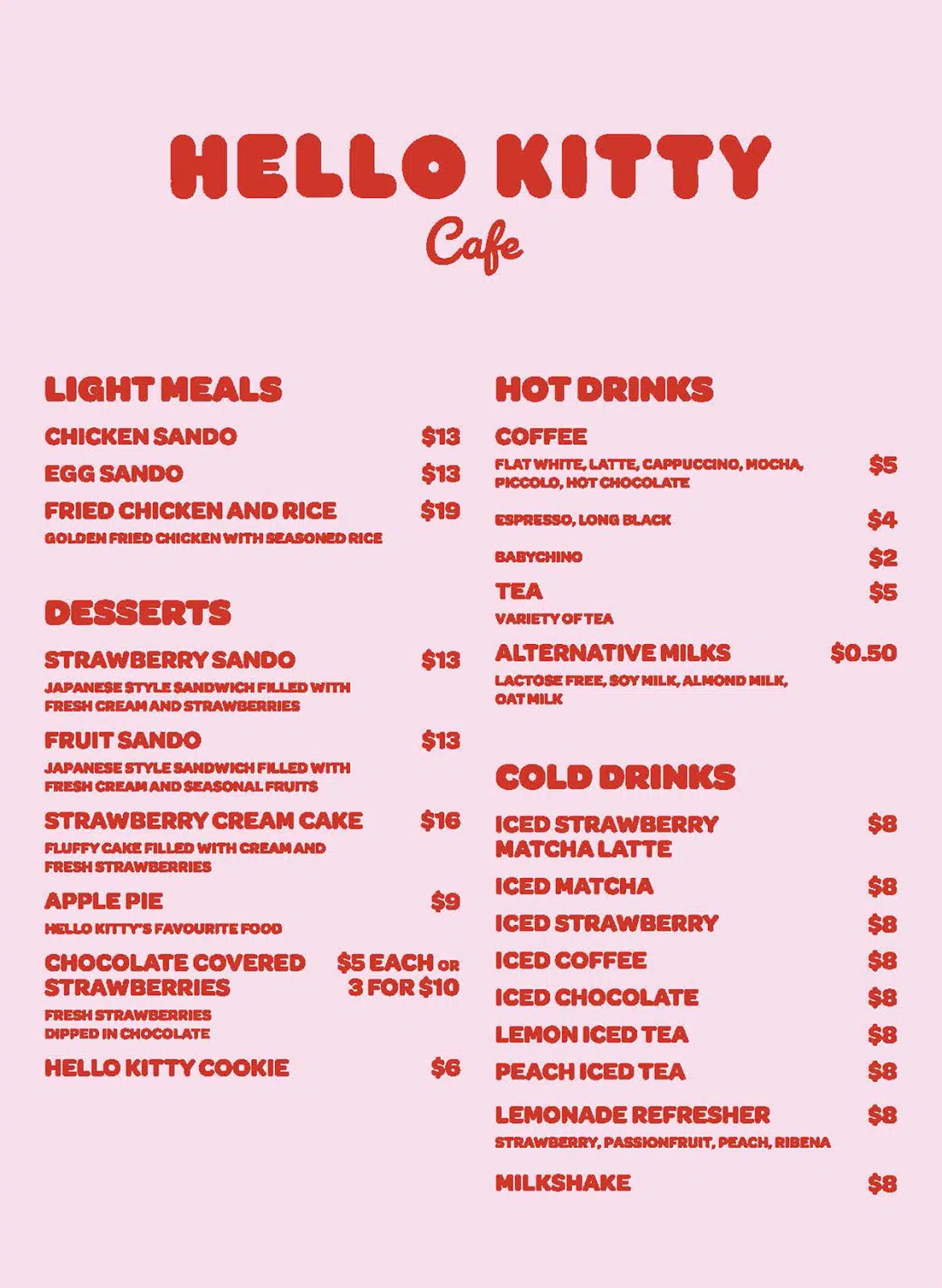 Hello Kitty Cafe Chadstone: I Went So You Don't Have To