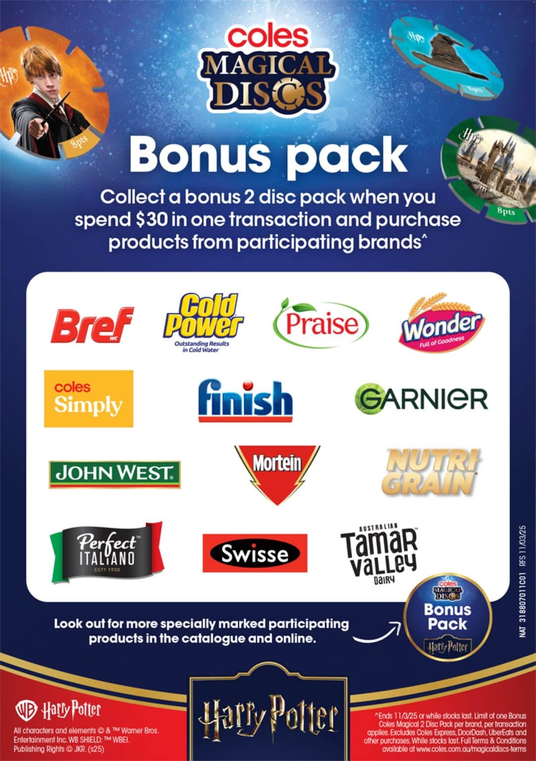 Tazos in 2025?! Harry Potter Coles Magical Discs Checklist & Bonus Tips